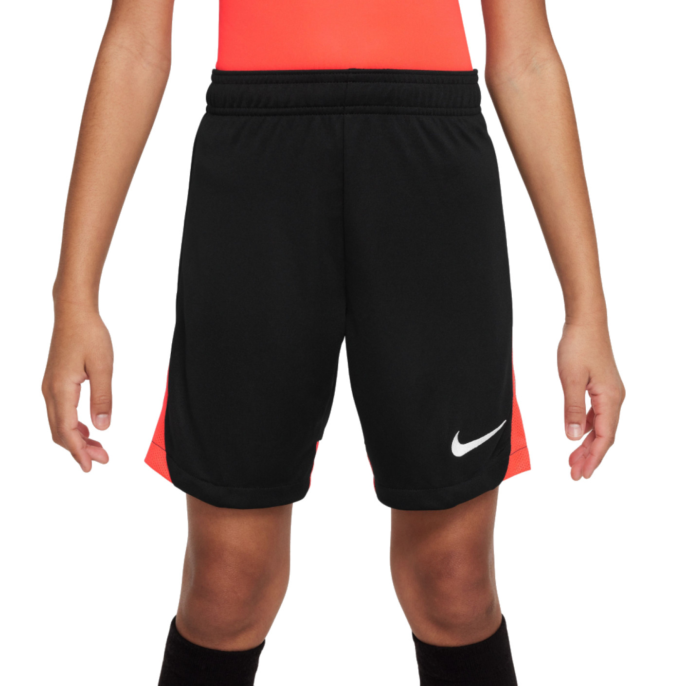 Nike Academy Pro Trainingsbroekje Kids Zwart Oranje - Voetbalshop.be
