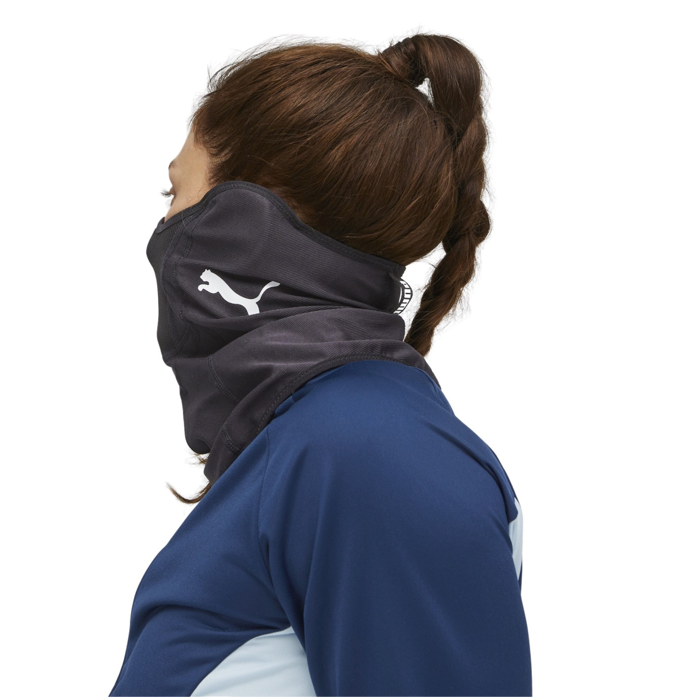 PUMA Face Mask individualWinterized Noir Blanc - Voetbalshop.be