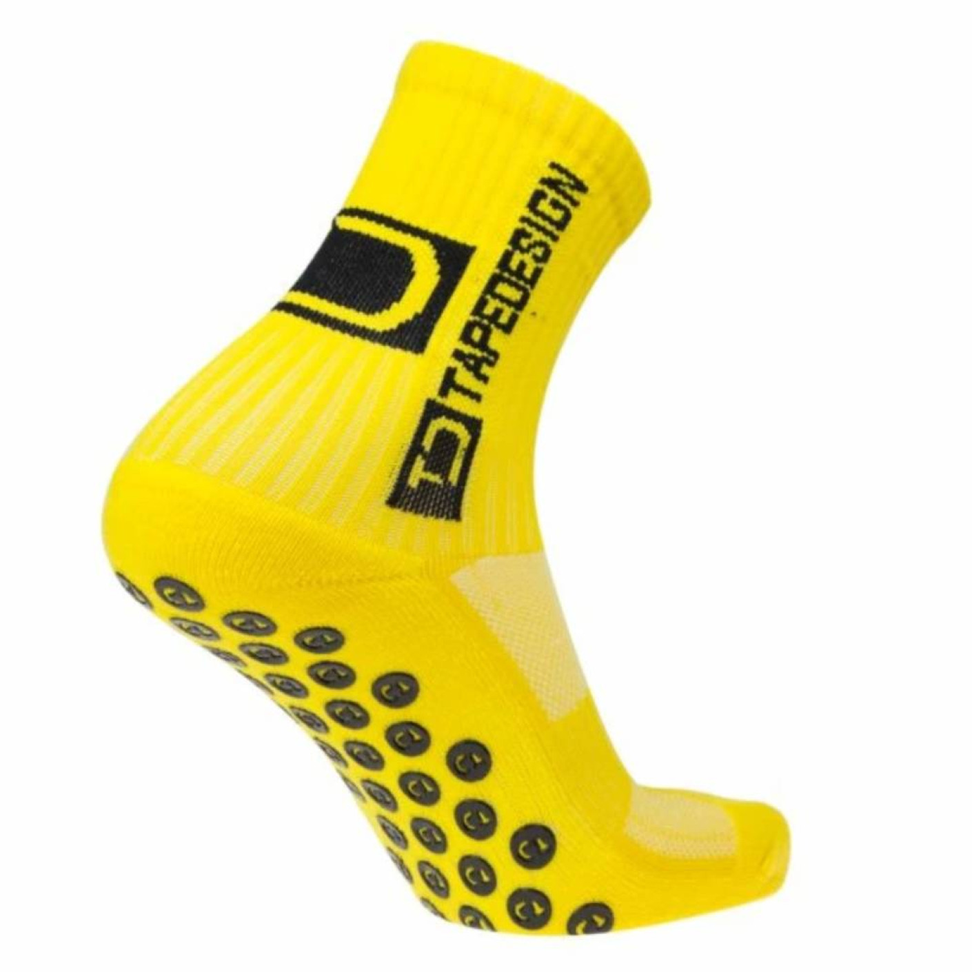 Tapedesign Classic Gripsokken Geel Zwart - Voetbalshop.be