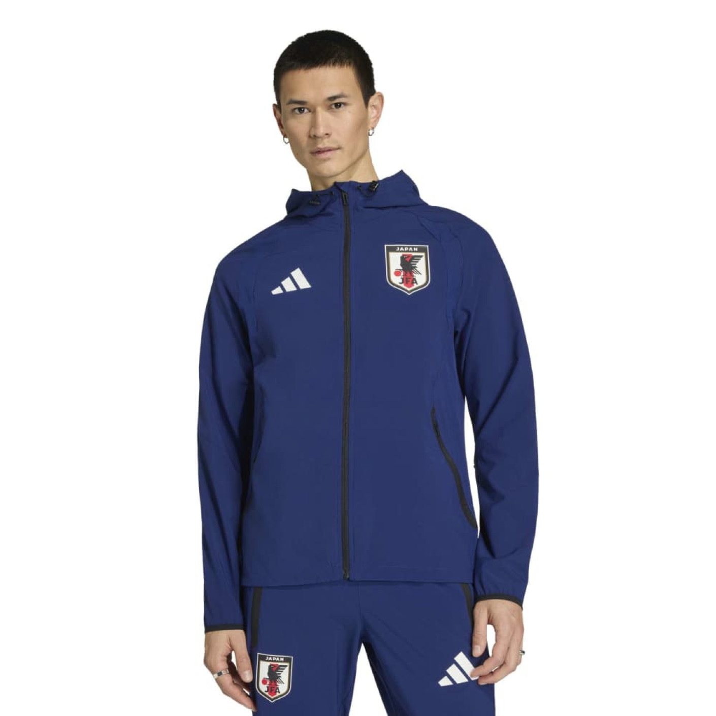 adidas Japan Tiro Travel Trainingsjack 2026-2028 Donkerblauw Wit ...